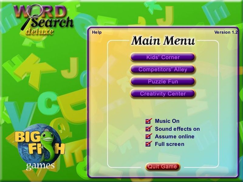 Screenshot of Word Search Deluxe (Windows, 2006) - MobyGames