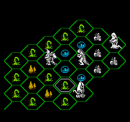 Screenshot of Godzilla: Monster of Monsters (NES, 1988) - MobyGames