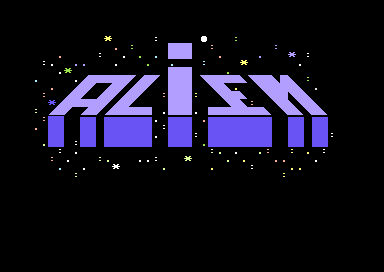 Screenshot of Alien (Commodore 64, 1984) - MobyGames