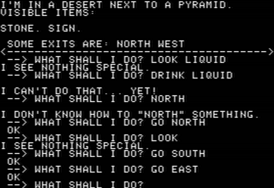 Screenshot of Pyramid of Doom (Apple II, 1979) - MobyGames