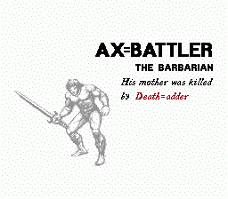 Screenshot of Golden Axe (Genesis, 1989) - MobyGames
