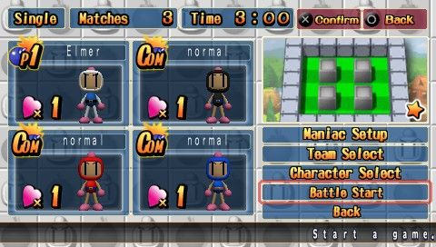 Screenshot of Bomberman (PSP, 2006) - MobyGames