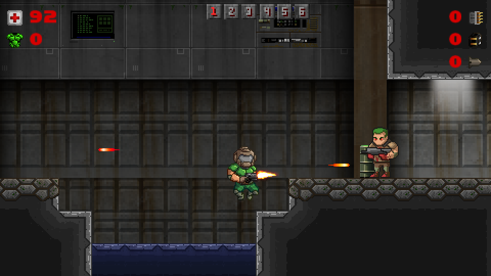 Screenshot of Mini Doom (Windows, 2016) - MobyGames