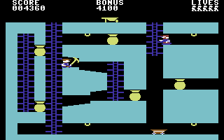 Screenshot of Gilligan's Gold (Commodore 64, 1984) - MobyGames