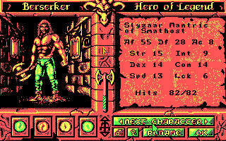 Screenshot of The Four Crystals of Trazere (DOS, 1992) - MobyGames