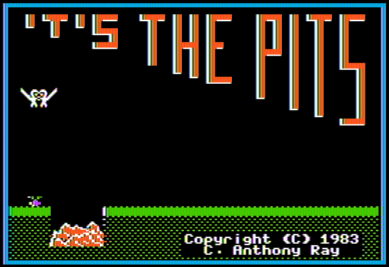 Screenshot of It's the Pits (Apple II, 1983) - MobyGames