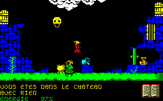 Screenshot of Sorcery (Thomson TO, 1984) - MobyGames