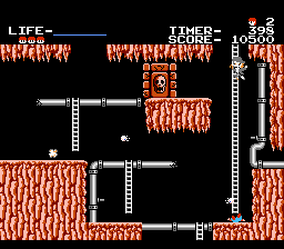 Screenshot of The Goonies (NES, 1986) - MobyGames