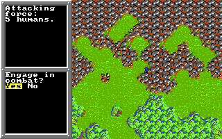 Screenshot of BattleTech: The Crescent Hawk's Inception (DOS, 1988 ...