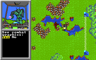 Screenshot of BattleTech: The Crescent Hawk's Inception (DOS, 1988 ...