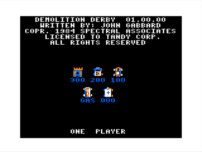 Demolition Derby screenshots - MobyGames