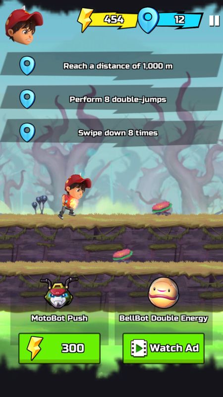 Screenshot of BoBoiBoy Galaxy Run (Android, 2017) - MobyGames