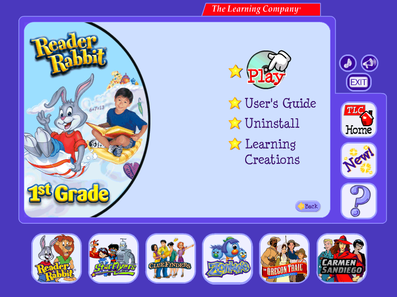 Reader Rabbit: 1st Grade - Capers on Cloud Nine! screenshots - MobyGames
