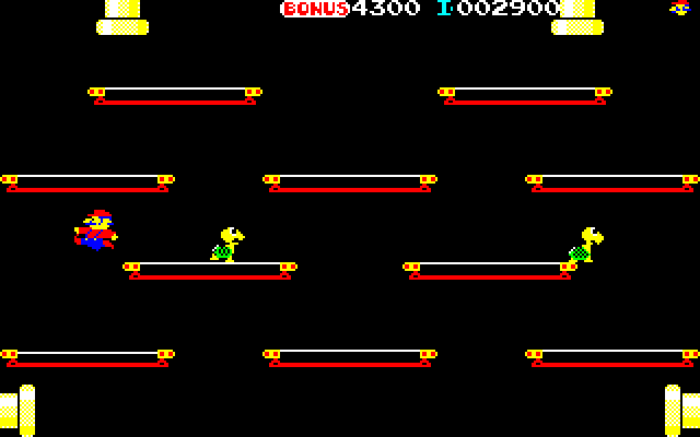 Screenshot of Mario Bros. Special (Sharp X1, 1984) - MobyGames