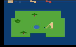 Screenshot of Golf (Atari 2600, 1980) - MobyGames
