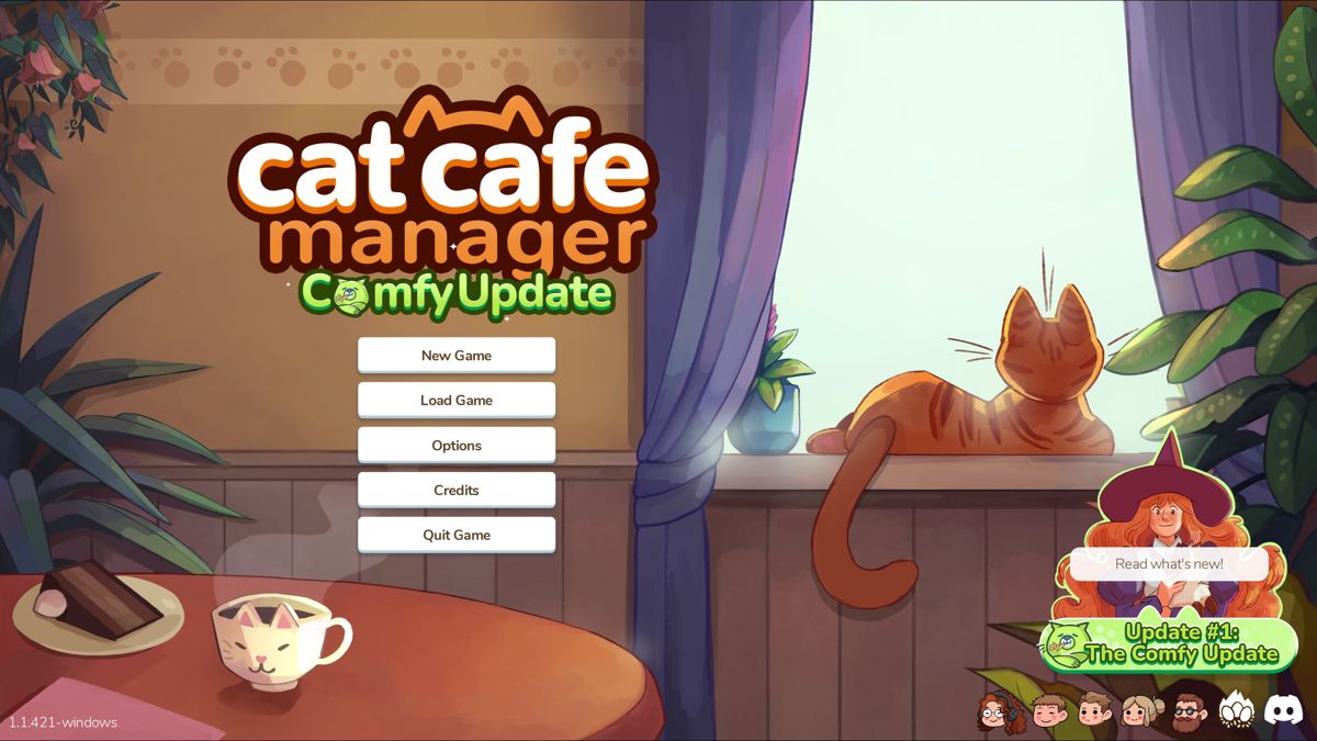 Screenshot of Cat Cafe Manager (Windows, 2022) - MobyGames