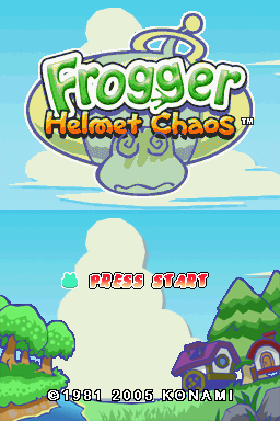 Screenshot of Frogger: Helmet Chaos (Nintendo DS, 2005) - MobyGames