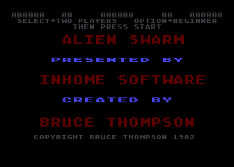 Alien Swarm (1982) - MobyGames