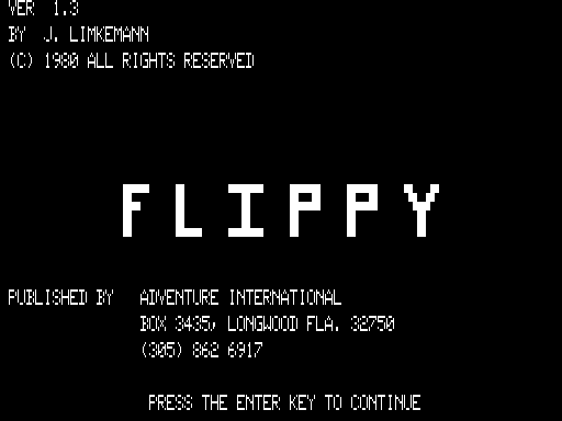 Flippy (1980) - MobyGames