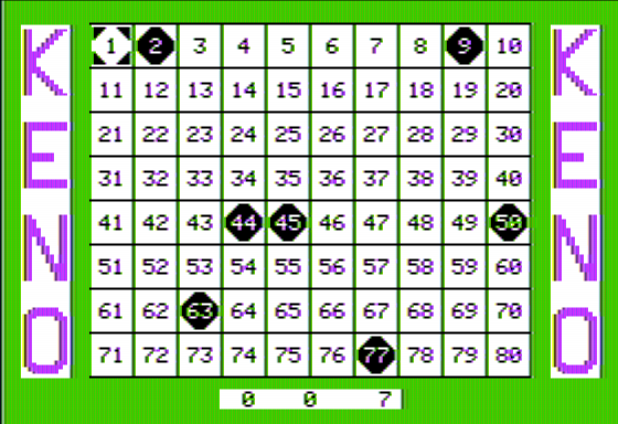 Screenshot of Casino (Apple II, 1982) - MobyGames