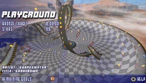 Screenshot of GripShift (PSP, 2005) - MobyGames