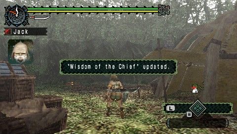 Screenshot of Monster Hunter: Freedom (PSP, 2006) - MobyGames