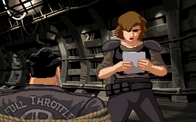 Screenshot of Full Throttle (DOS, 1995) - MobyGames