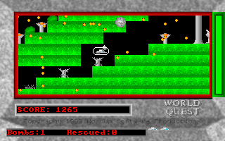 Screenshot of World Quest (DOS, 1993) - MobyGames