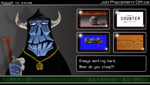 Screenshot of WTF: work time fun (PSP, 2005) - MobyGames