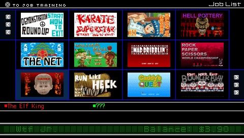 Screenshot of WTF: work time fun (PSP, 2005) - MobyGames