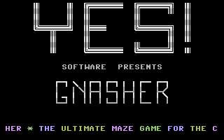 Screenshot of Gnasher (Commodore 16, Plus/4, 1983) - MobyGames