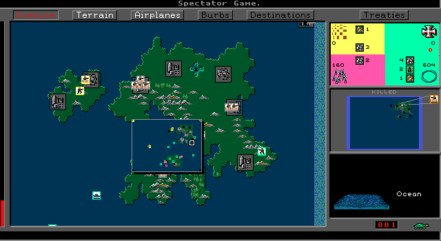 Screenshot of Global Conquest (DOS, 1992) - MobyGames