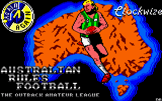 Screenshot of Australian Rules Football (Amstrad CPC, 1989) - MobyGames