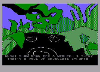 Screenshot of Olin in Emerald: Kingdom of Myrrh (Atari 8-bit, 1984 ...