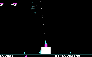 Screenshot of Paratrooper (PC Booter, 1982) - MobyGames