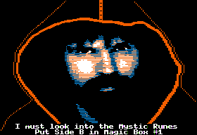 Screenshot of Moebius: The Orb of Celestial Harmony (Apple II, 1985 ...