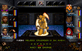 Screenshot of Wizardry: Crusaders of the Dark Savant (DOS, 1992) - MobyGames