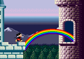 Screenshot of Castle of Illusion starring Mickey Mouse (Genesis, 1990 ...