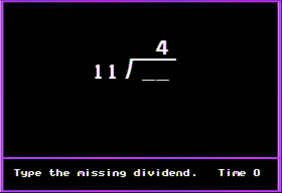 Screenshot of Math Blaster! (Apple II, 1983) - MobyGames