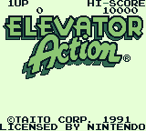 Screenshot of Elevator Action (Game Boy, 1983) - MobyGames