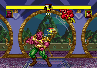 Screenshot of Justice League: Task Force (Genesis, 1995) - MobyGames