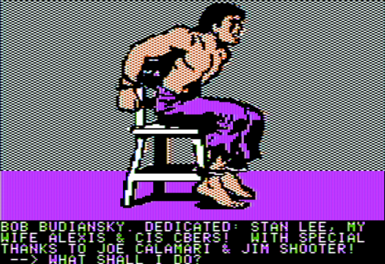 Screenshot of The Hulk (Apple II, 1984) - MobyGames