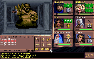 Screenshot of Eye of the Beholder III: Assault on Myth Drannor (DOS ...