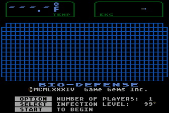 Bio-Defense (1984) - MobyGames