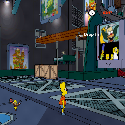 Screenshot of The Simpsons Game (PlayStation 2, 2007) - MobyGames