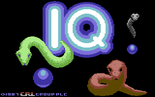 Screenshot of Worms? (Commodore 64, 1983) - MobyGames