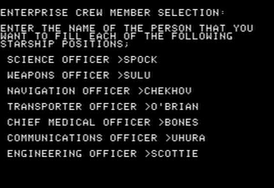 Super Stellar Trek (1981) - MobyGames