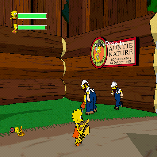 Screenshot of The Simpsons Game (PlayStation 2, 2007) - MobyGames