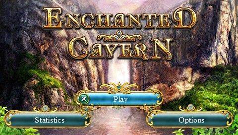 Screenshot of Enchanted Cavern (PSP, 2009) - MobyGames