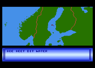 Screenshot of Maps Europe (Atari 8-bit, 1984) - MobyGames
